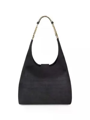 Elisabetta Franchi Embossed Chain Shoulder Bag