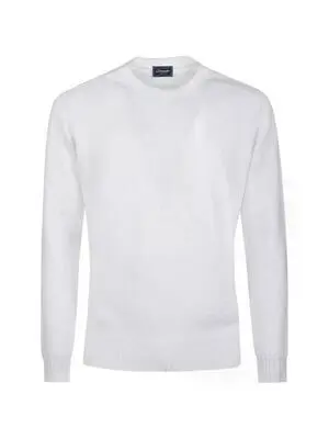 DRUMOHR Crew-neck Knitted Sweater - White