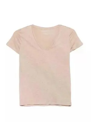 Majestic Filatures V-neck Short-sleeve T-shirt - Neutrals