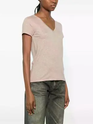 Majestic Filatures V-neck Short-sleeve T-shirt - Neutrals