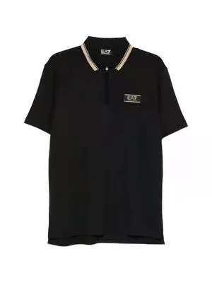 Emporio Armani Logo-patch Polo Shirt