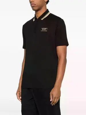 Emporio Armani Logo-patch Polo Shirt