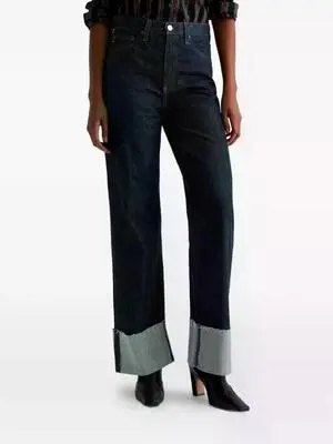Ag Frayed Hem Jeans