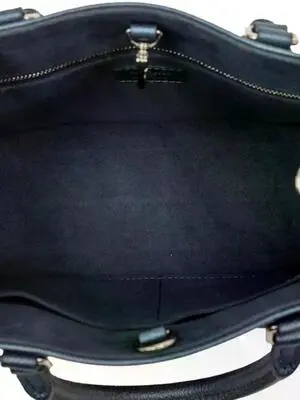 LOUIS VUITTON 2021-2025 Metallic Monogram Giant Empreinte Onthego Pm Satchel - Blue