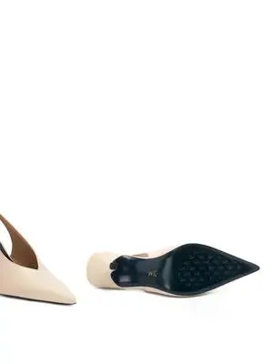 Patrizia Pepe Leather Slingback Sandals