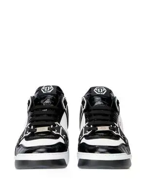 Philipp Plein Moonwalker Logo Detail Lace-up Sneakers