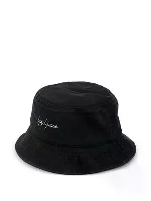 Yohji Yamamoto Signature Bucket Hat - Black