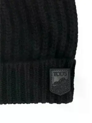 TOD'S Ribbed Knit Beanie