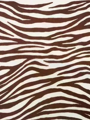 Eric Bompard Zebra-print Square Scarf - Neutrals