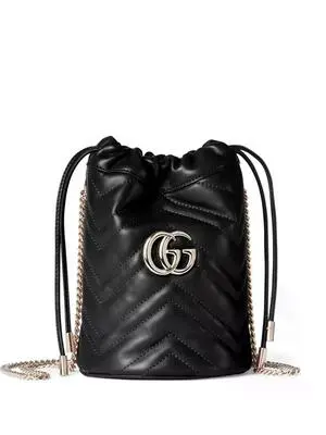 Gucci Small Gg Marmont Bucket Bag