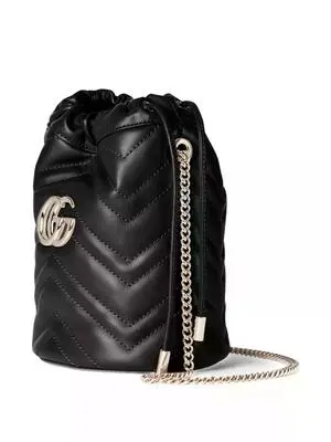 Gucci Small Gg Marmont Bucket Bag