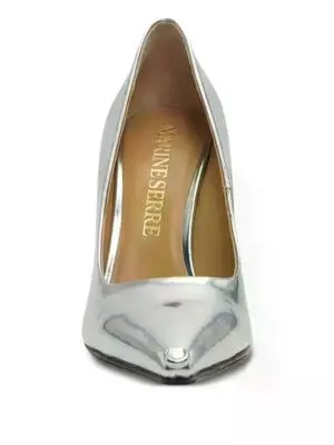MARINE SERRE Ms Kiss Pumps - Silver