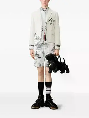 Thom Browne Embroidered Canvas Jacket