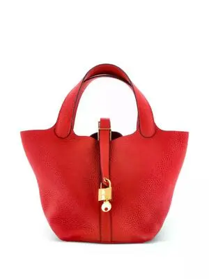 Hermès Picotin Lock Clemence Pm - Red