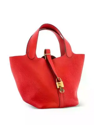 Hermès Picotin Lock Clemence Pm - Red