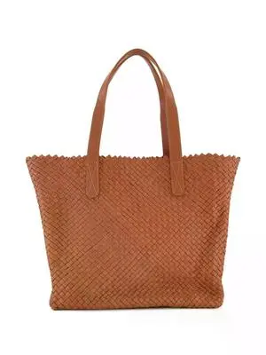 Dragon Diffusion Woven Shoulder Bag - Brown