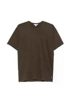 JAMES PERSE Crew-neck T-shirt - Brown