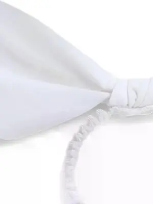 PATOU Bow Scrunchie - White
