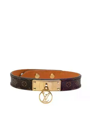 LOUIS VUITTON 2019 Monogram Logomania Bracelet - Brown
