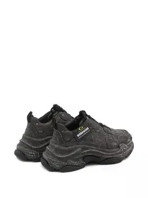 Balenciaga Triple S Faded Sneakers - Grey