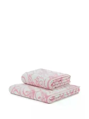 Philipp Plein Signature Guest Towel Set - Pink