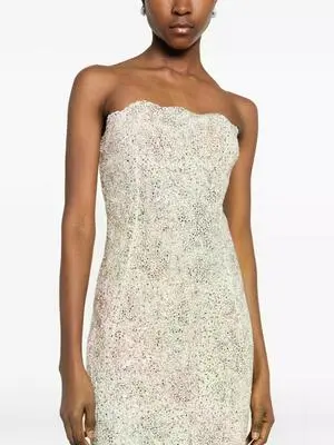 Ermanno Scervino Midi Strapless Dress