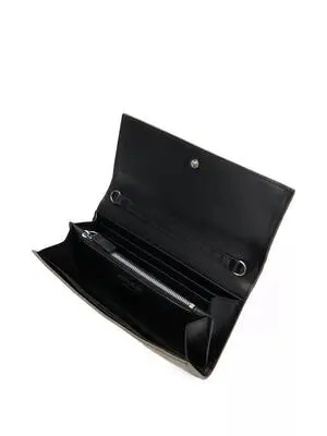 Roberto Cavalli Metallic Reptile-effect Wallet