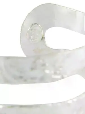 Sylvia Toledano Bianca Hammered Double-band Bracelet - Silver