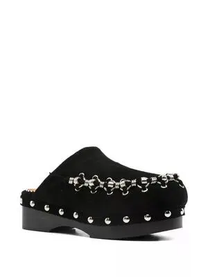 Toga Chain-detail Studded Mules