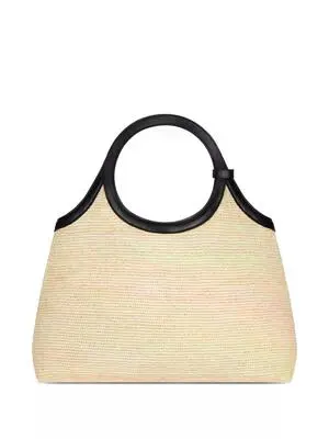 COURREGES Holy Raffia Tote - Neutrals