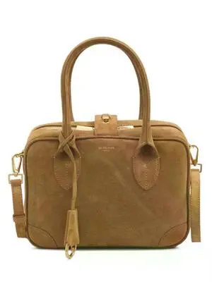 GOLDEN GOOSE Vita Suede Leather Tote Bag - Neutrals