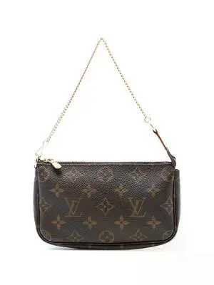 LOUIS VUITTON 2002 Monogram Mini Pochette Accessoires Handbag