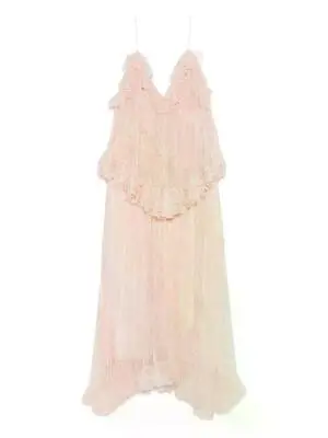 Alberta Ferretti Lace Midi Dress