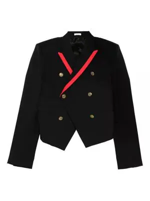 Alexander McQueen Double-breasted Trim Blazer