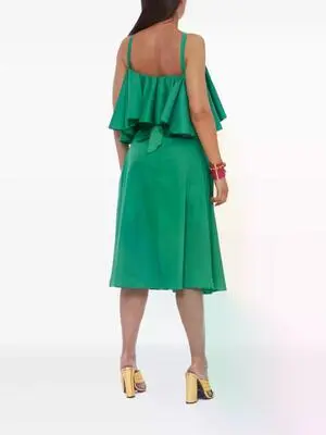 ALESSANDRO DE BENEDETTI Cotton Ruffled Dress