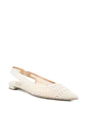 ARTEANA Woven Slingback Sandals