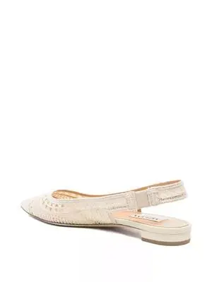 ARTEANA Woven Slingback Sandals