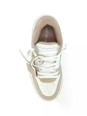 Off-White Cutout Detail Sneakers
