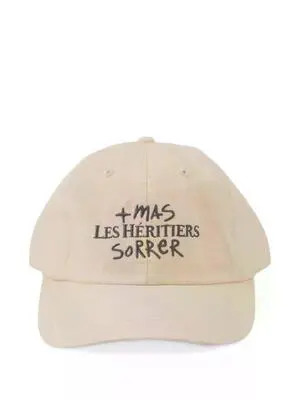 LES HÉRITIERS Embroidered Cap - Neutrals