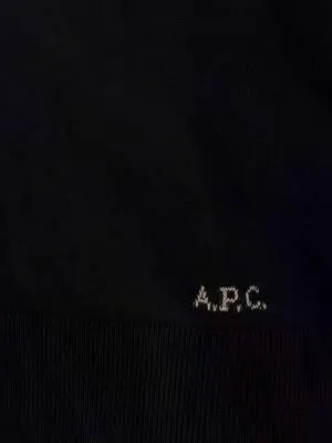 A.p.c. Embroidered Sweater - Black