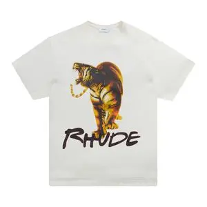 Rhude Tiger Tee - White