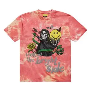 MARKET Smiley Look At The Bright Side Tee - Pink