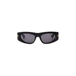 Bottega Veneta Acetate Frame Sunglasses - Black