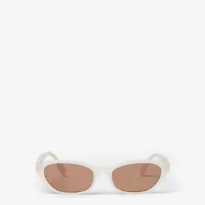 Fendi Cat-eye Baguette Sunglasses - White