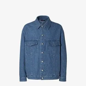 Fendi Oversized Denim Jacket - Blue