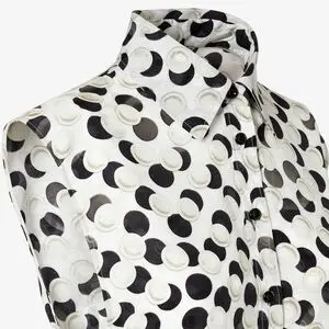 Fendi Sleeveless Silk Jacquard Top