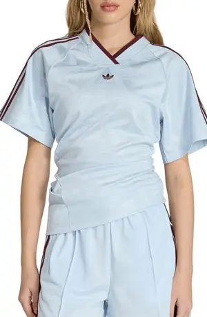ADIDAS ORIGINALS Side Ruched Jersey - Crystal Sky
