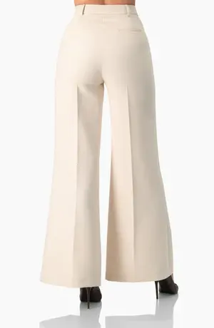 IVONNE Wide-leg Straight Pants