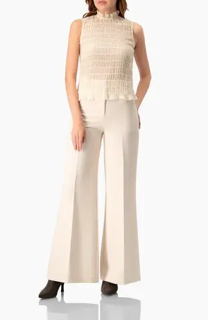 IVONNE Wide-leg Straight Pants