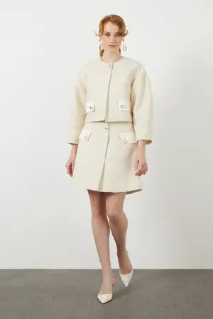 GIZIA Button-detailed Jacket